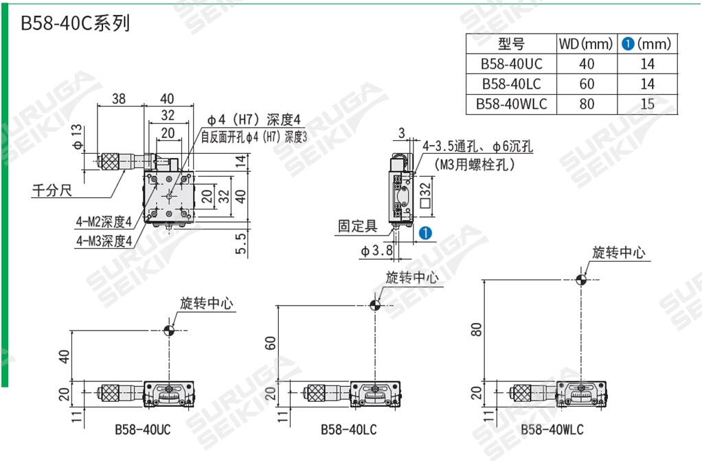 B58-40UC|骏河精机科技(上海)有限公司_骏河精机
